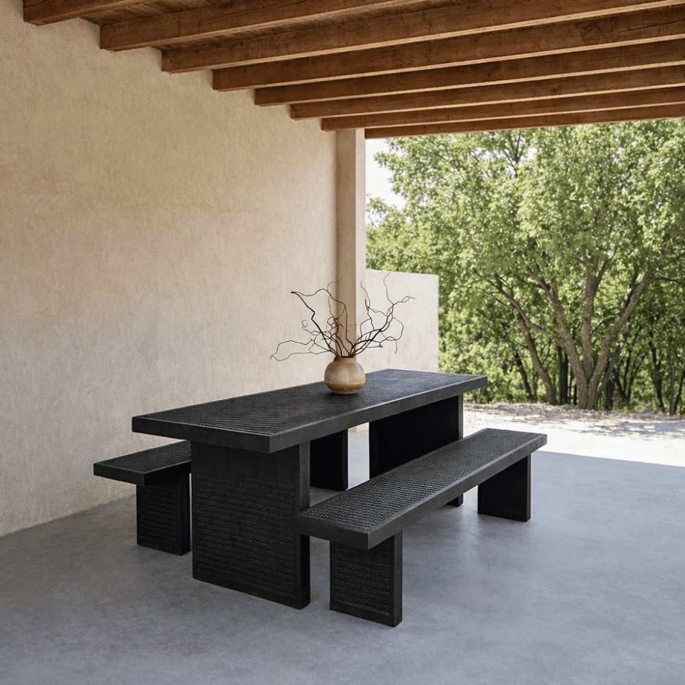 Banqueta Arrayán 200x35x20 cm | Muebles El Herrero-Muebles del Mundo